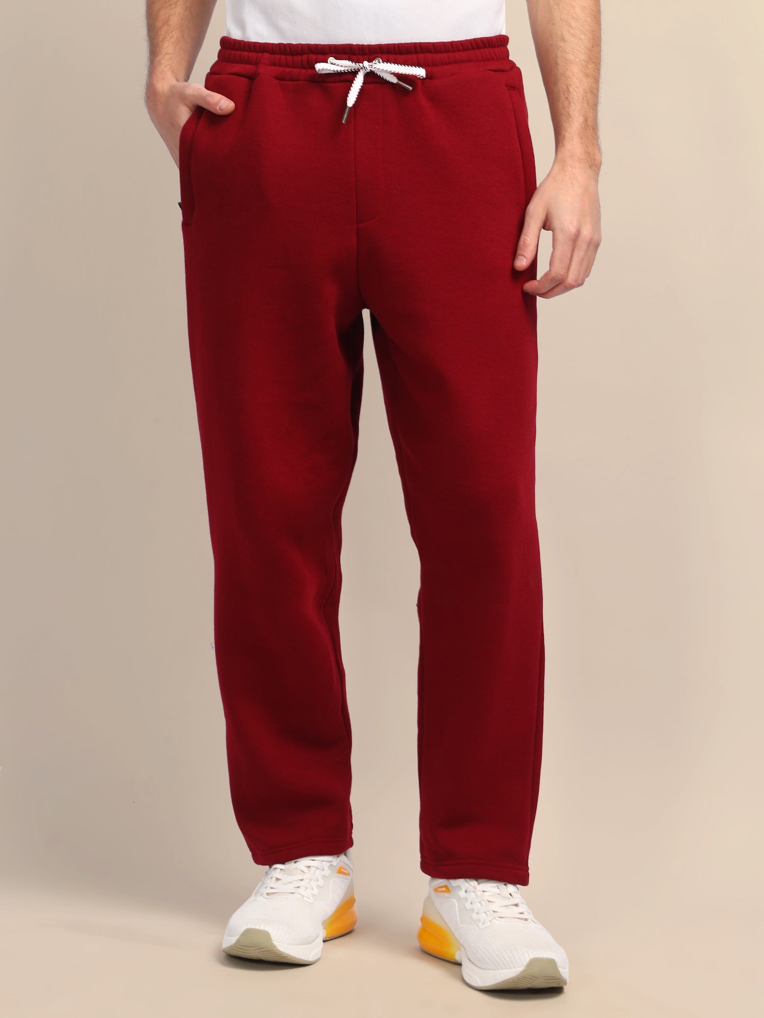 AMSWAN MEN'S MAROON SWEAT PANTS